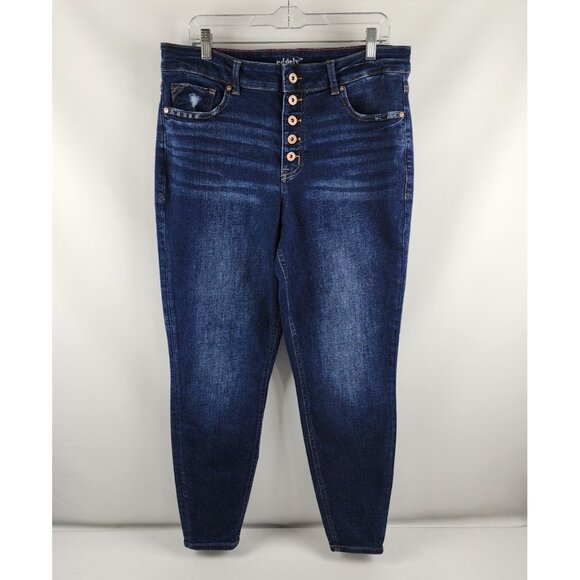Edgely | Jeans | Edgely Jeans Womens 6 Reg Blue High Rise Super Skinny ...